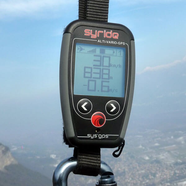 Alti-vario-GPS parapente SYS'GPS V3 Syride : simple et fiable à la fois.