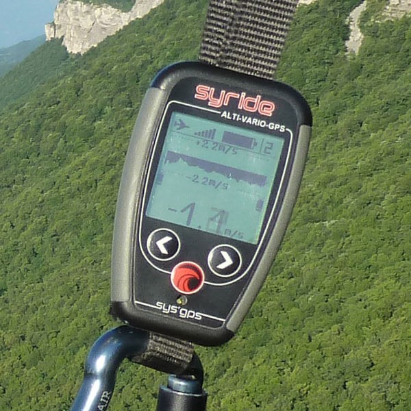 Alti-vario-GPS parapente SYS'GPS V3 Syride : simple et fiable à la fois.